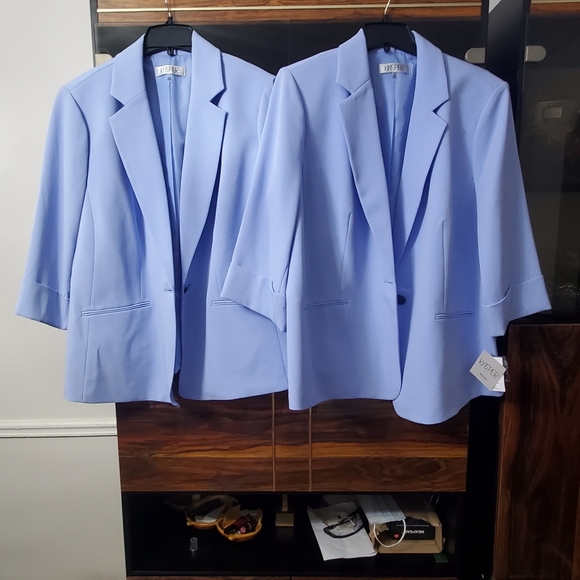 Kasper Woman | Jackets & Coats | Nwt Kasper Woman Light Blue Color ...